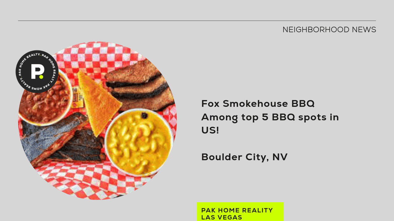 Fox Smokehouse BBQ ranked #5 best BBQ in US! - Frank Barrera REALTOR